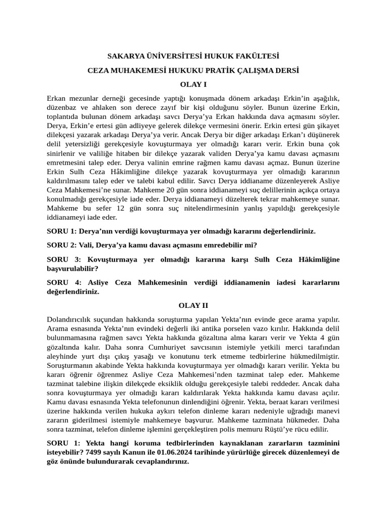 Cmk Prati̇k Sorular III - 02 Mayis 2024 | PDF