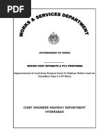 PWD Running Account Bill Format | PDF | Payments | Soil