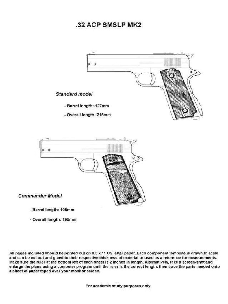 The MK-II DIY Sheet Metal Self Loading Pistol | PDF