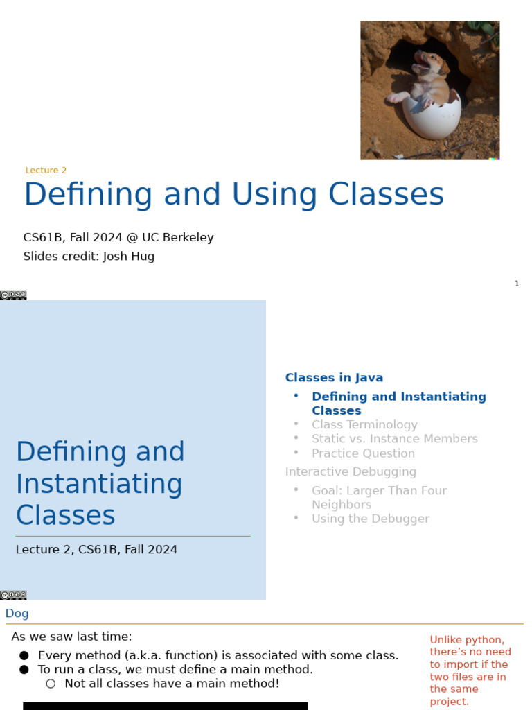 Java Class Definitions and Instantiation | PDF | Variable (Computer Science) | Method (Computer ...