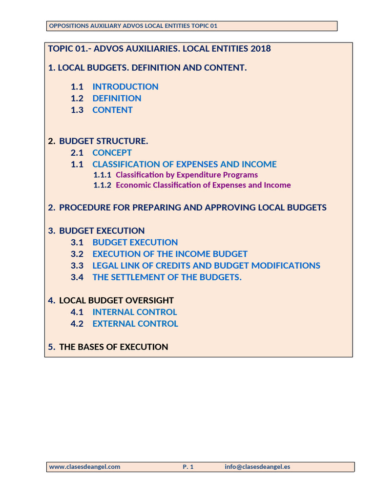 0 Topic 01 Local Government Entities 2018 | PDF | Expense | Budget
