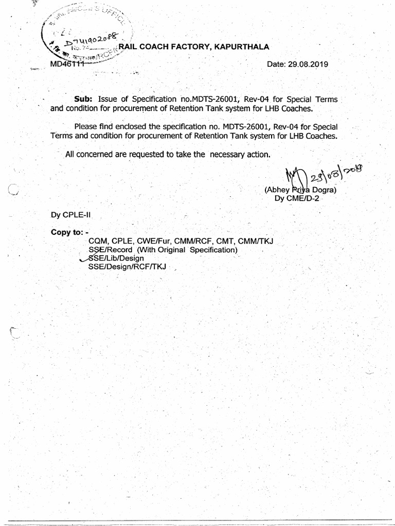 MDTS 26001 Rev 04 | PDF