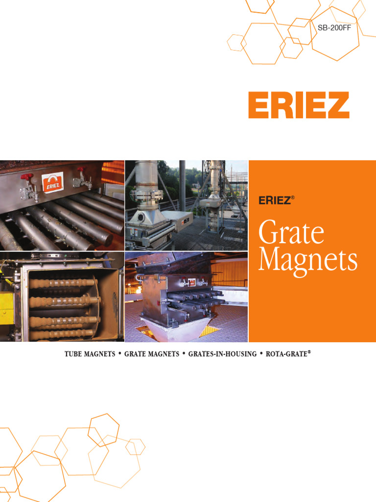 SB 200 Eriez Grate Magnet | PDF | Valve | Magnet