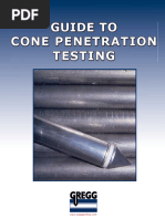 Technical Note CPT and Dissipation Tests | PDF | Porosity | Pressure