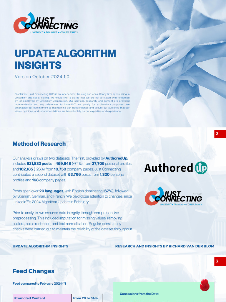 2024 LinkedIn Algorithm Insights - October 2024 | PDF | Linked In