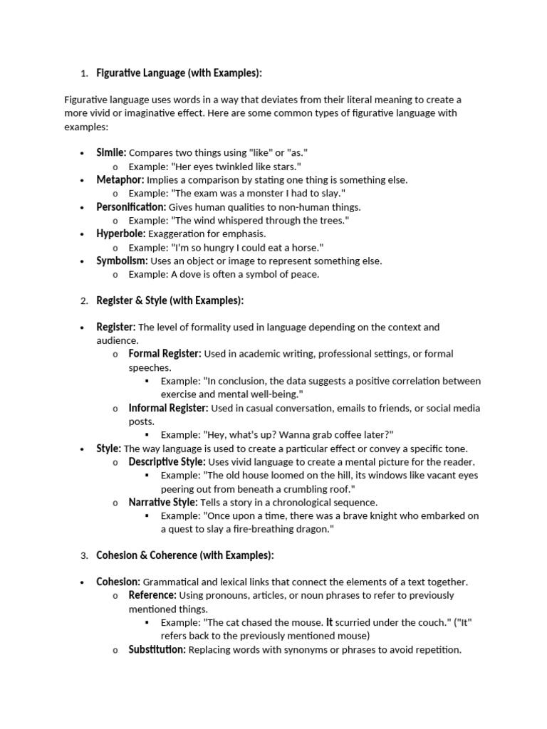 Understanding Figurative Language & Style | PDF | Communication | Semiotics