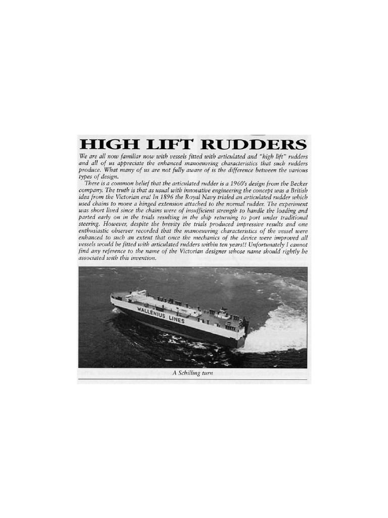 Rudders PDF | PDF