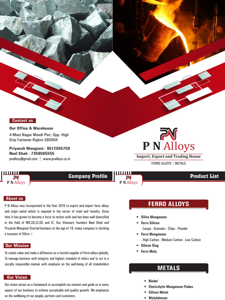 p n alloys brochure | PDF | Alloy | Materials