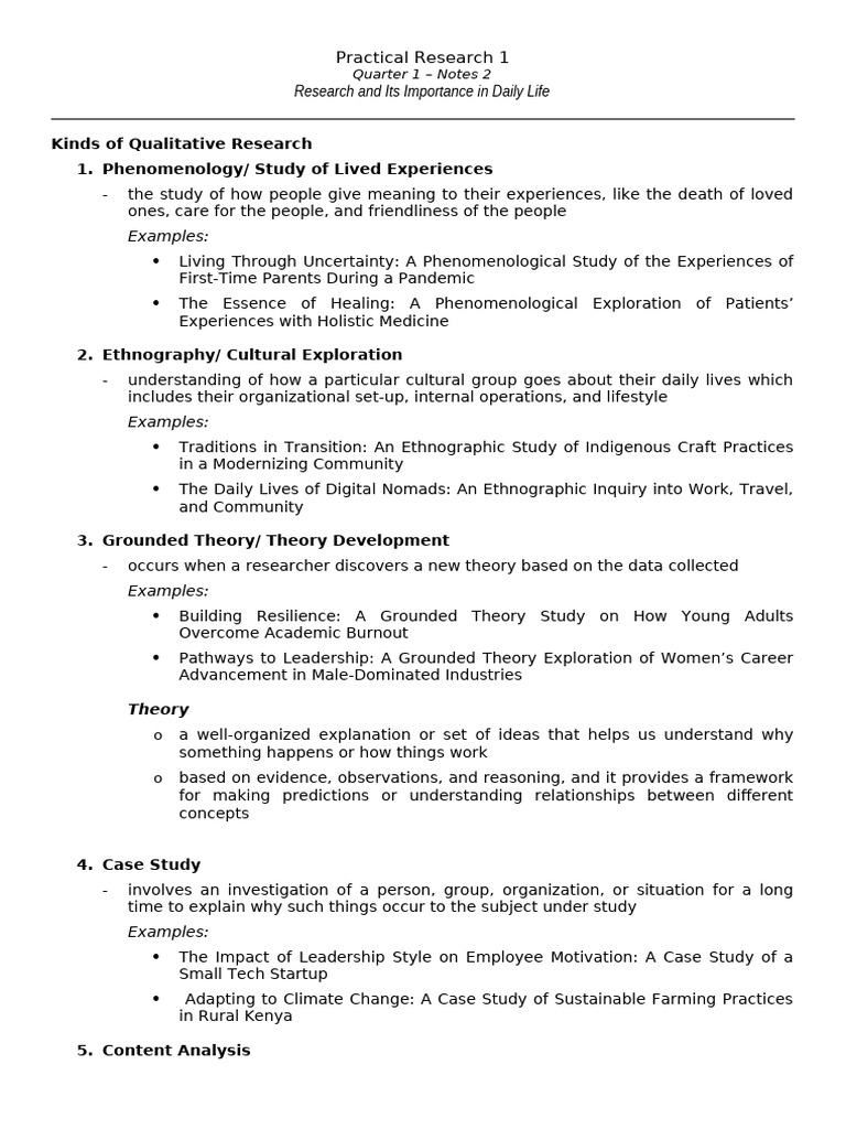 Qualitative Research Methods Explained | PDF | Qualitative Research | Ethnography