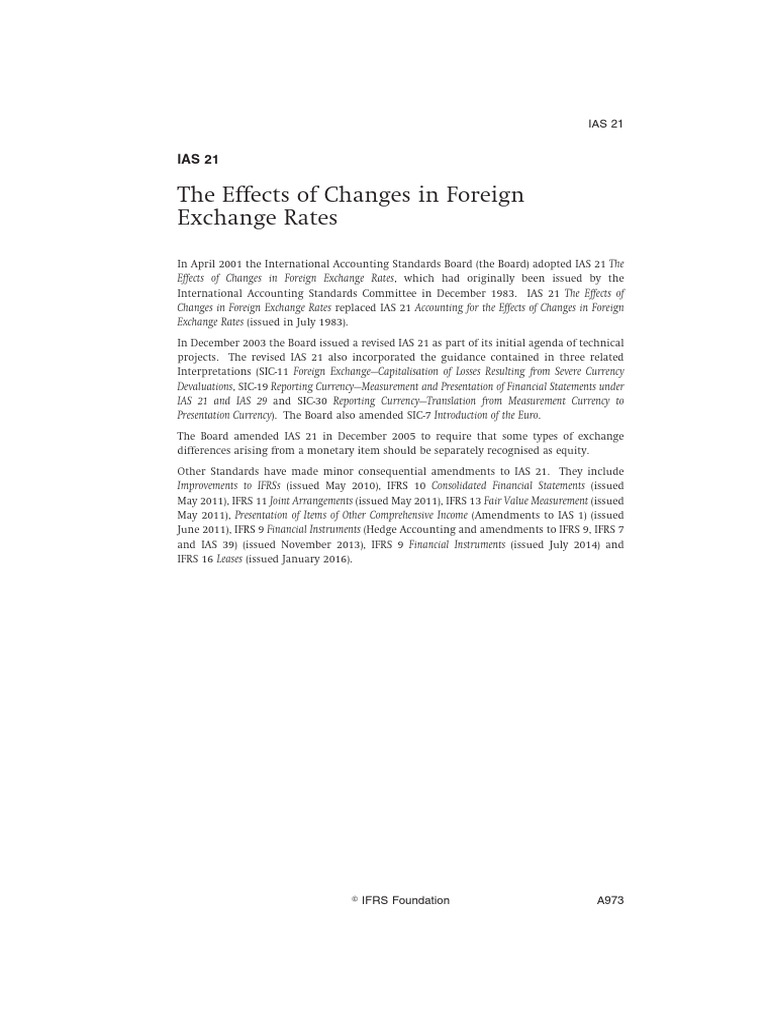 IFRS Red Book - IAS 21 The Effects of Changes in Foreign Exchange Rates ...