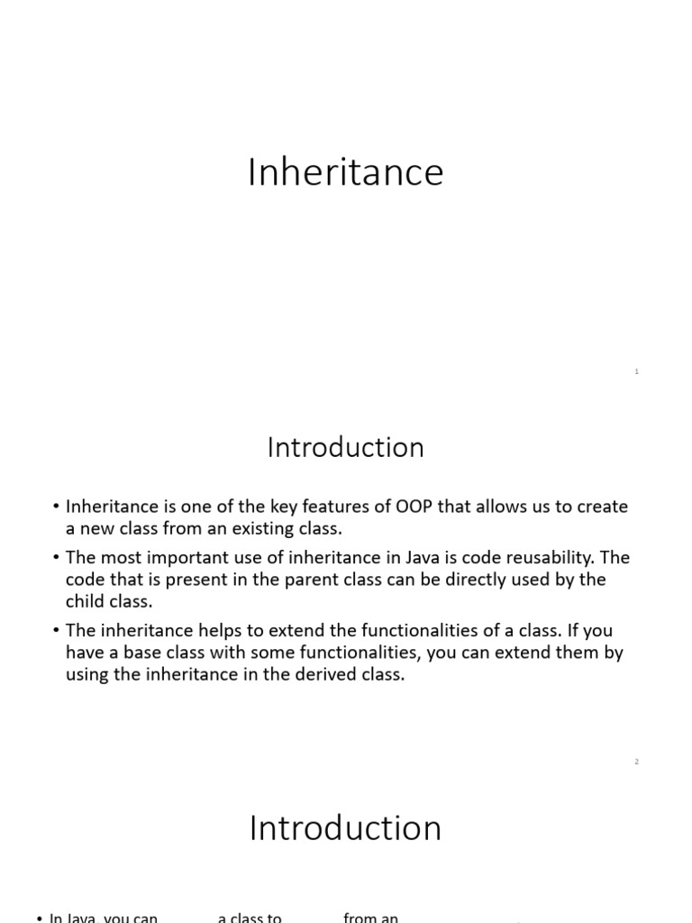 Inheritance Pdf Class Computer Programming Constructor Object 9082