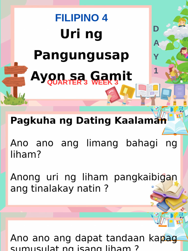 Q3-W3 - Filipino 4 | PDF