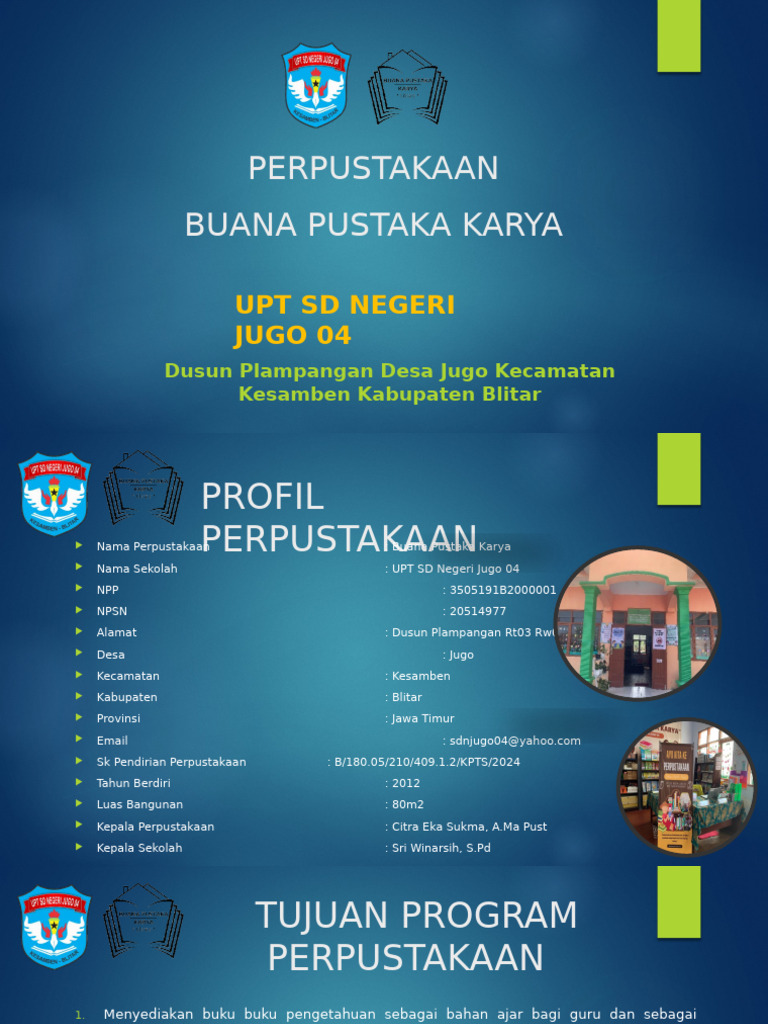 Profil Perpustakaan Sekolah | PDF