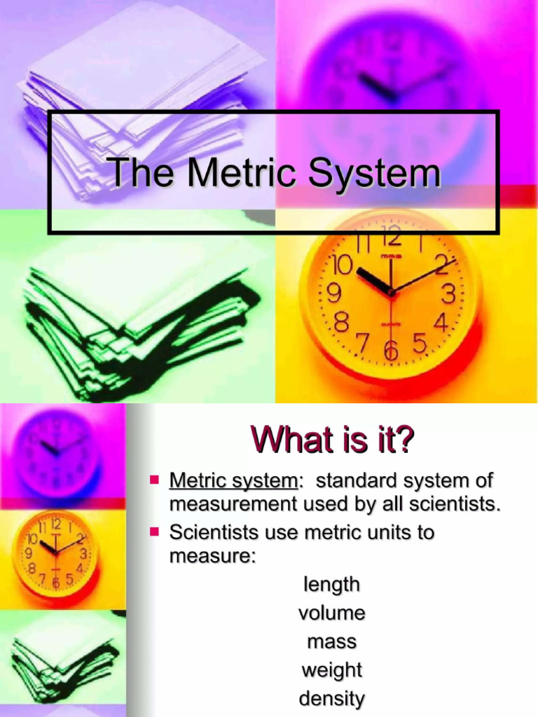 Metric System | PDF