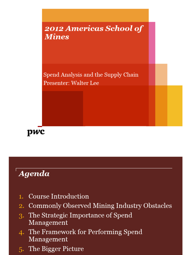 PWC Spend Analysis Within The Supply Chain | PDF | Procurement | Analytics