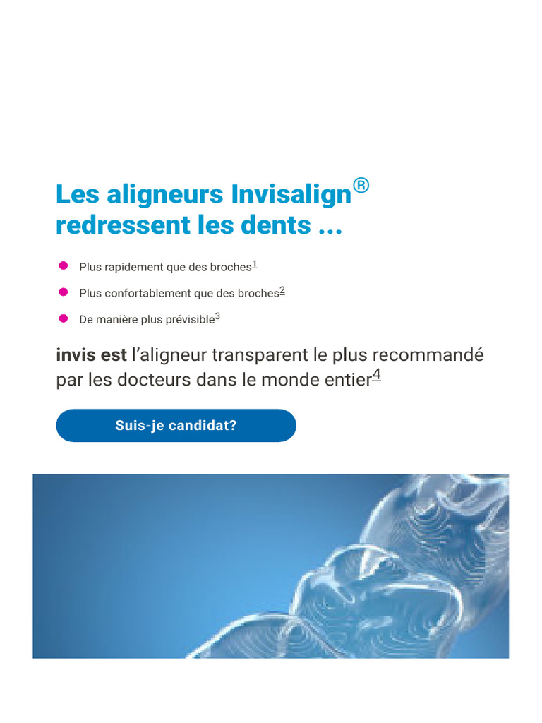 Traitement Invisalign - Aligneurs Transparents Invisalign | PDF