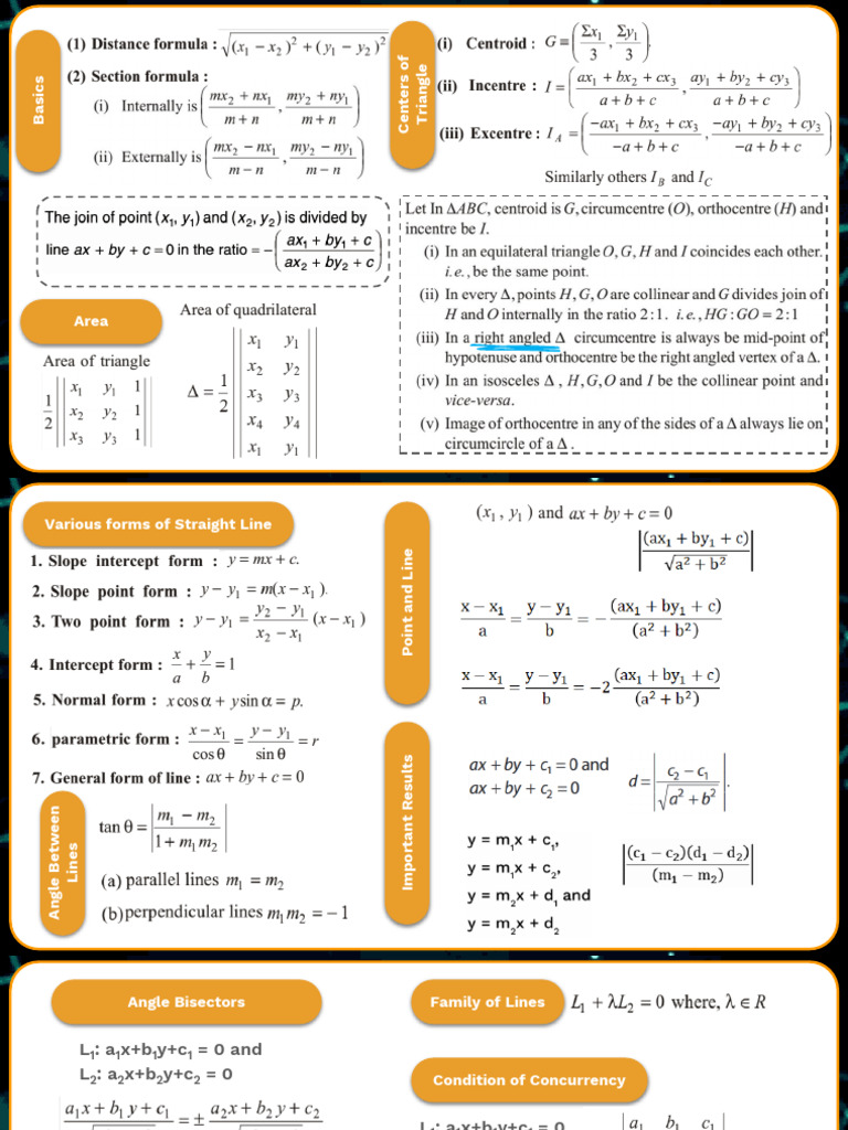 Circle and Straight Line Concepts | PDF | Perpendicular | Geometric Shapes