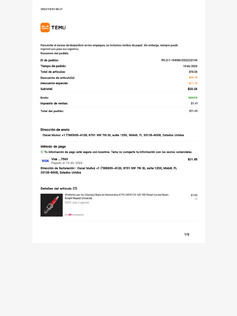 Temu Web Document | PDF