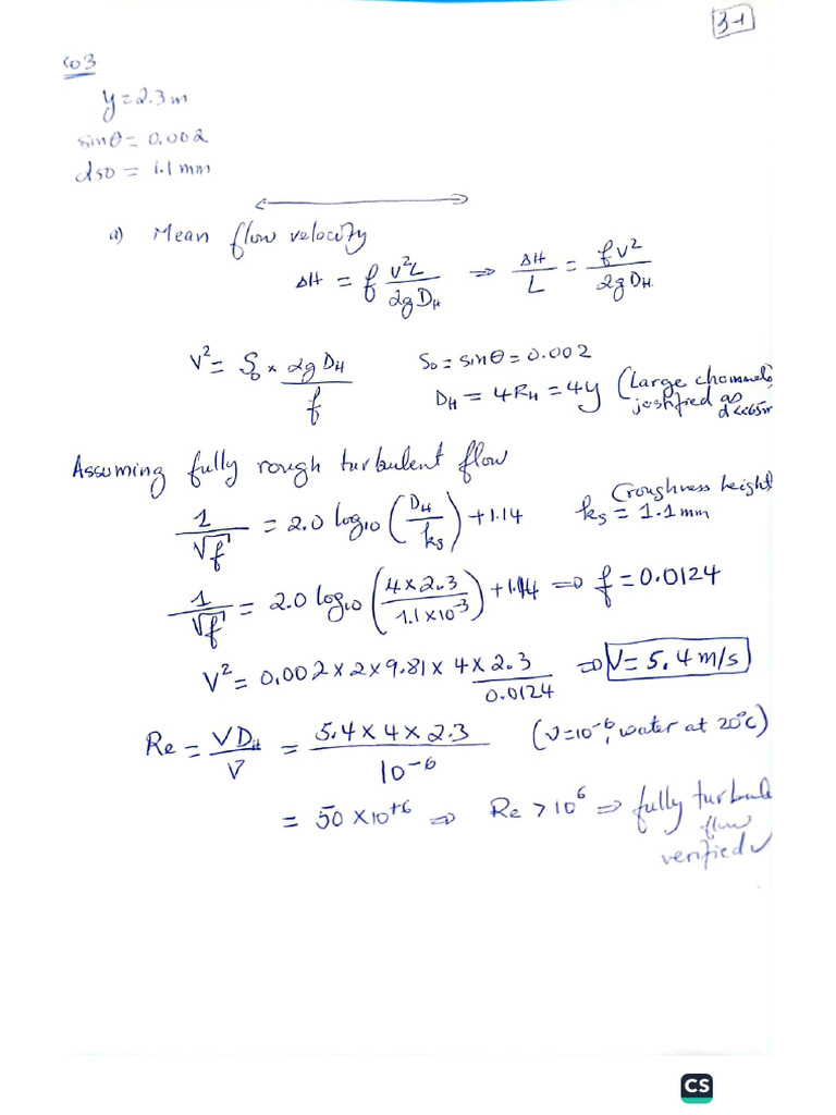 Hydrau C2 Exercises 3&4 | PDF