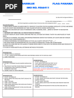 Bunkering Safety Checklist | PDF | Diesel Fuel