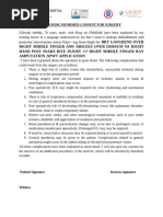 ICU Informed Consent Form | PDF | Thrombosis | Embolism