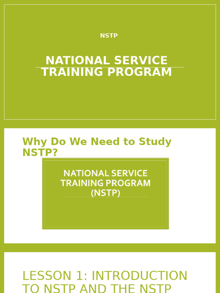 National Service Training Program | PDF | Adolescence | Philippines