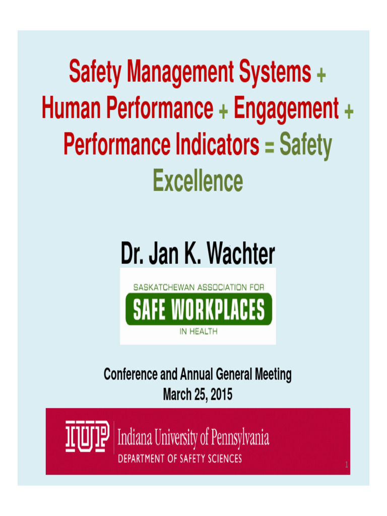 Evolution of Safety Management Systems | PDF | Safety | Risk