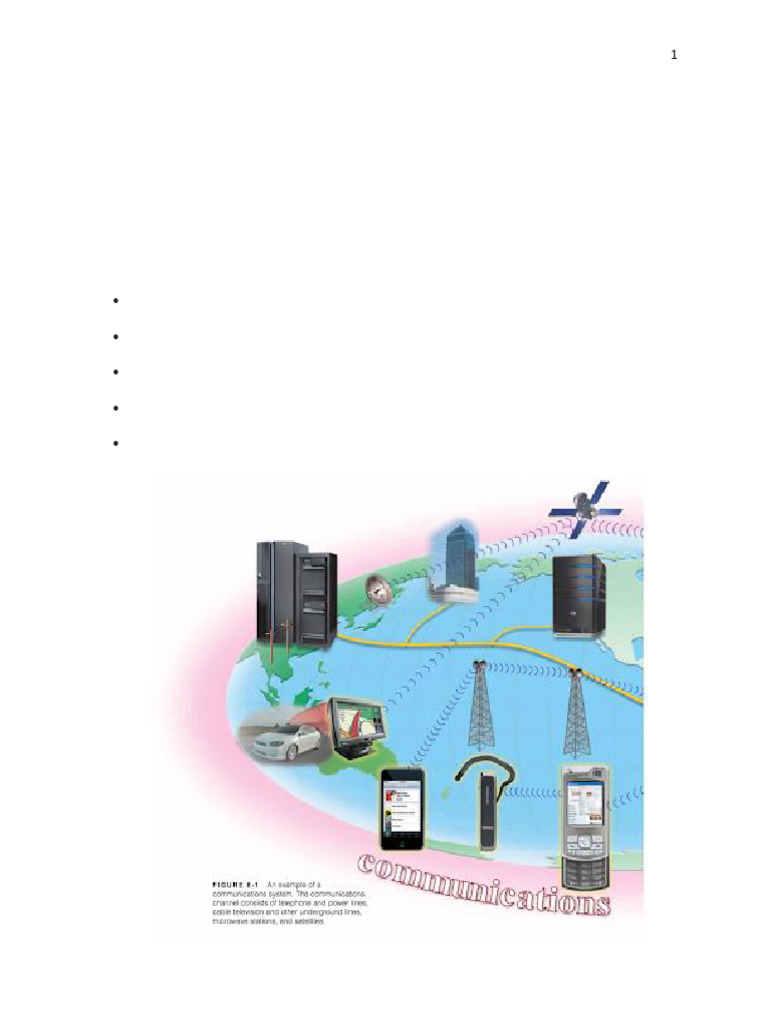 Unit 1 USES OF COMPUTER COMMUNICATIONS | PDF | Mobile Device | Computer Network