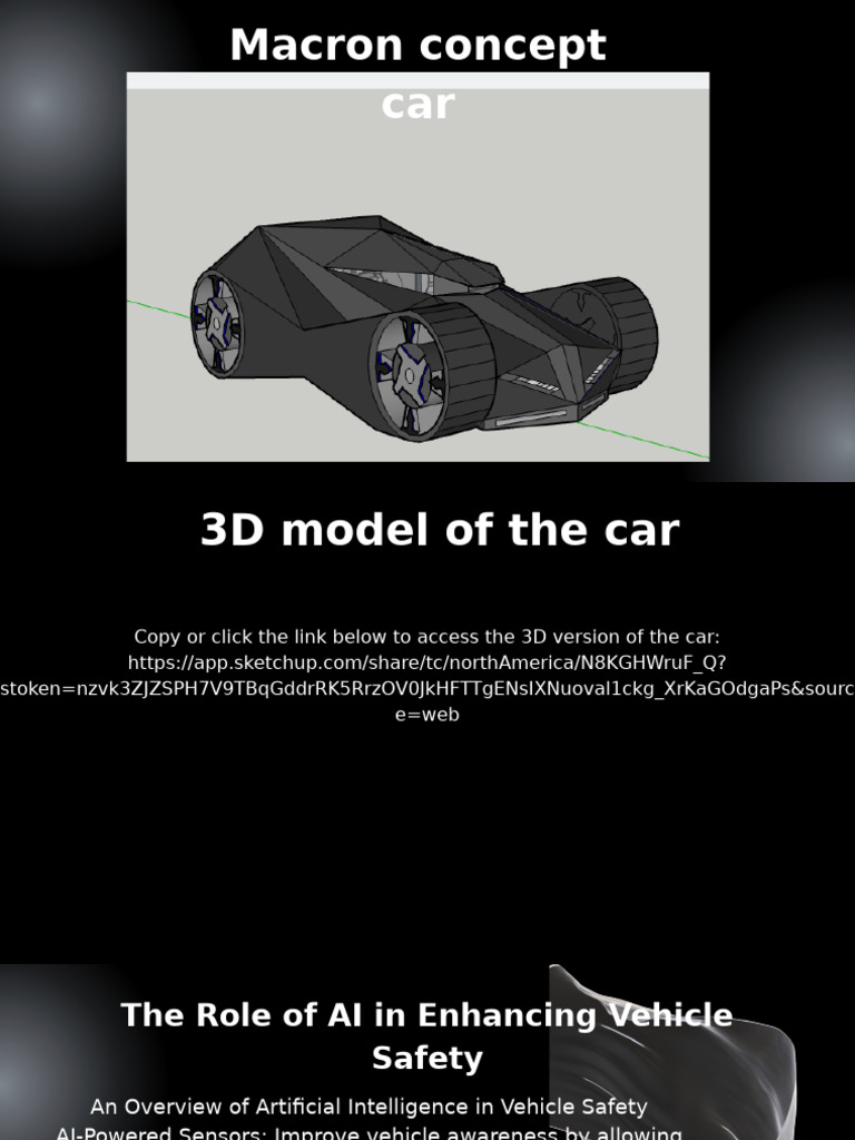 Macron Car | PDF | Artificial Intelligence | Intelligence (AI) & Semantics