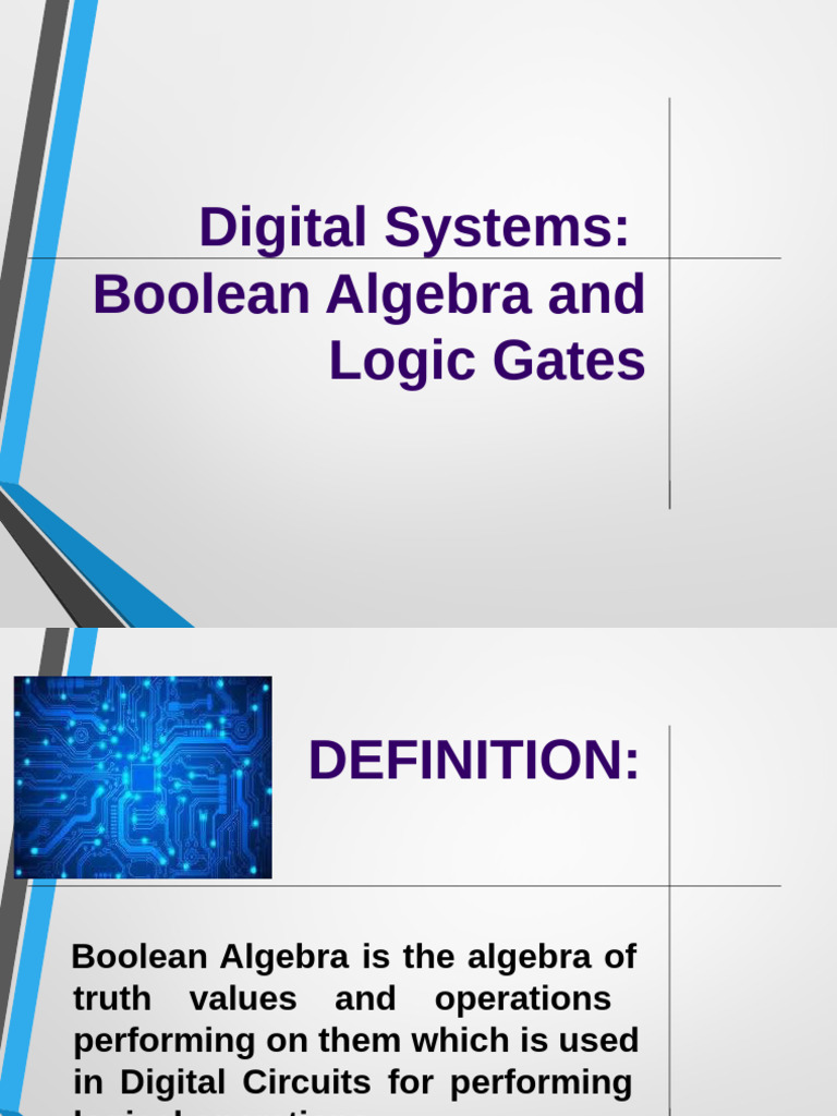 003 Boolean Algebra | PDF | Logic Gate | Boolean Algebra