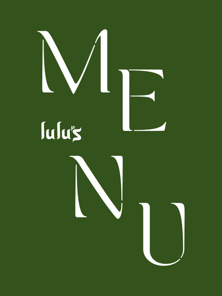 Menu Lulu'S | PDF