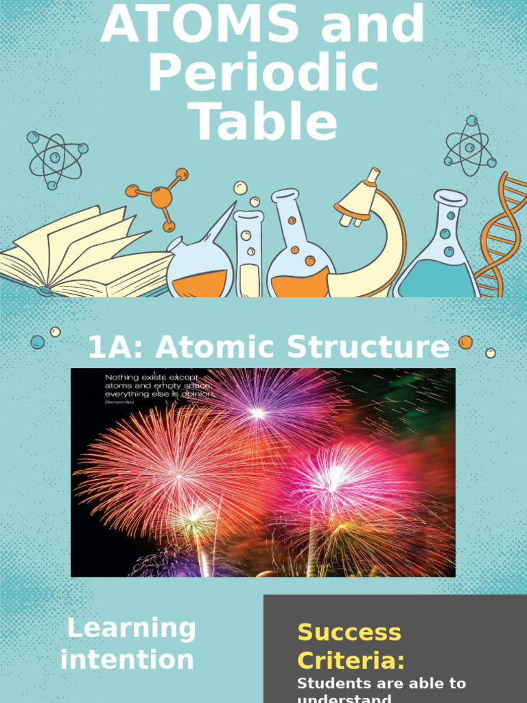 Understanding Atomic Structure and Periodicity | PDF | Atoms | Proton