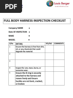 Safety Harness Inspection Guide | PDF