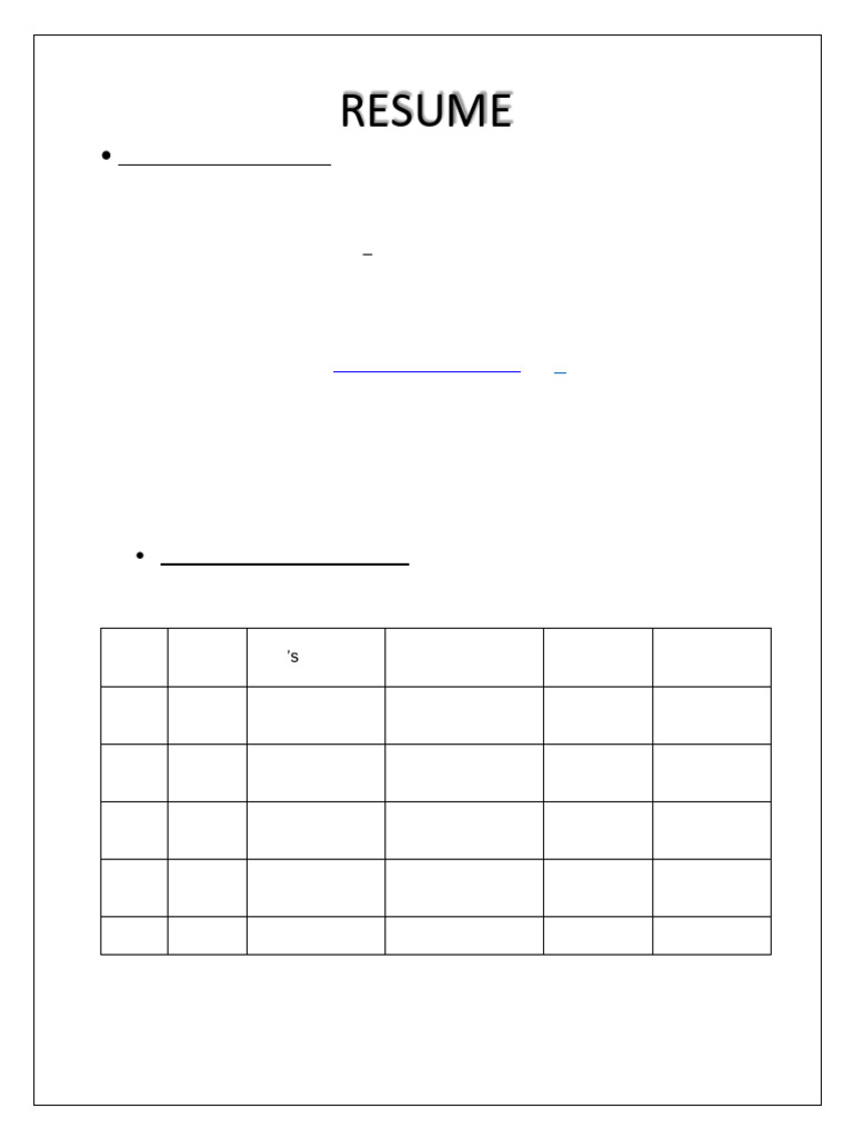 Rohan Mane Resume | PDF