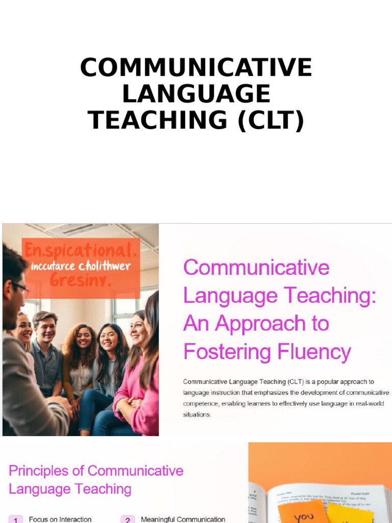 Communicative Language Teaching_ | PDF