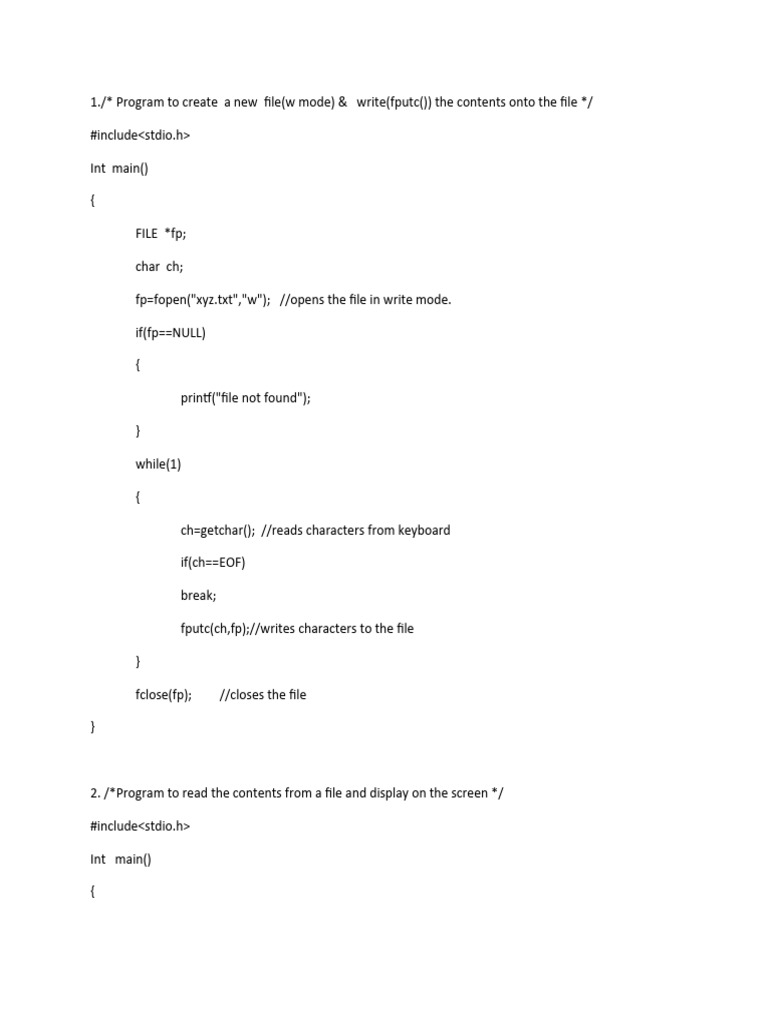 Files Prs | PDF | Pointer (Computer Programming) | Text File