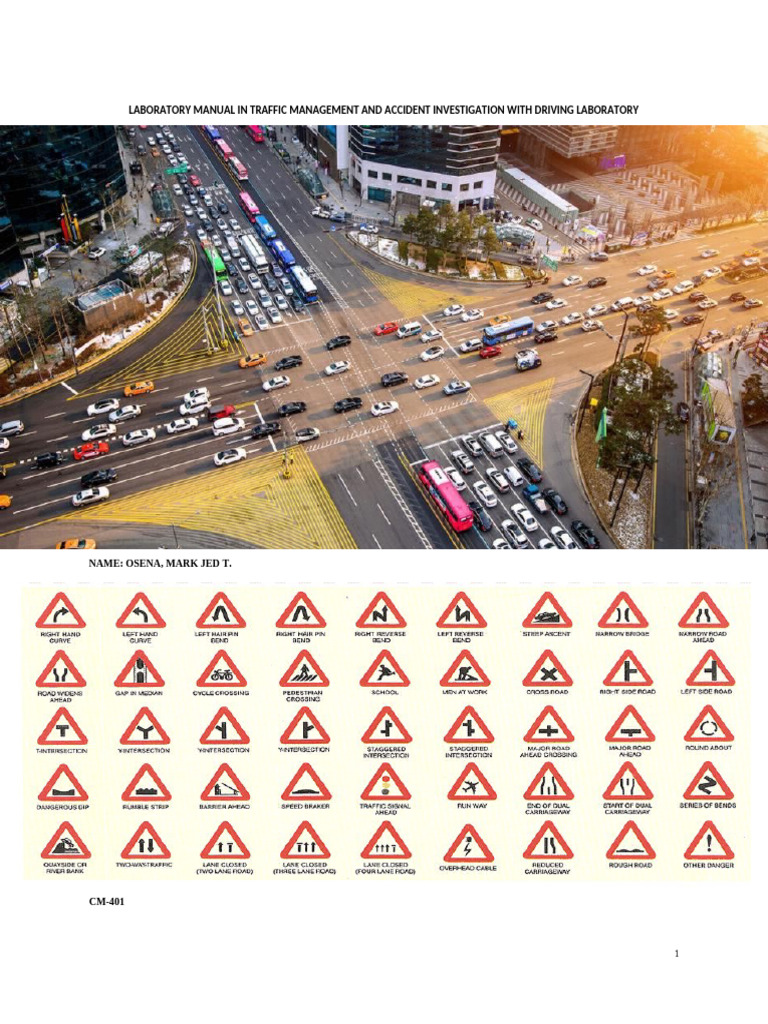 Traffic Management & Accident Investigation Manual | PDF