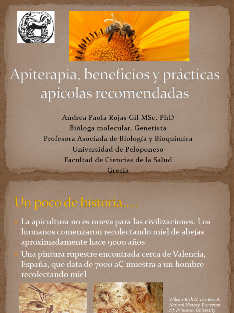 Apiterapia, Beneficios y Practicas Apicolas Recomendadas | PDF | Proteínas | Antioxidante