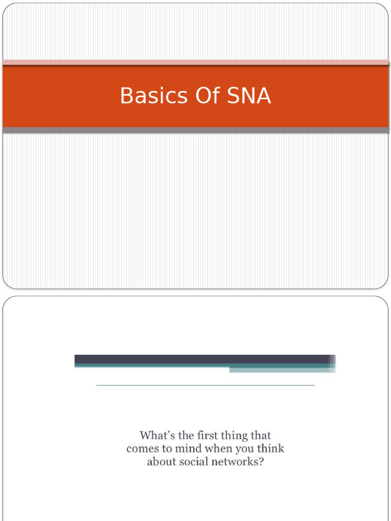 Understanding Social Network Analysis | PDF