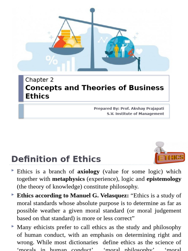 Ch 2 Concepts and Theories of Business Ethics | PDF | Utilitarianism | Stakeholder (Corporate)