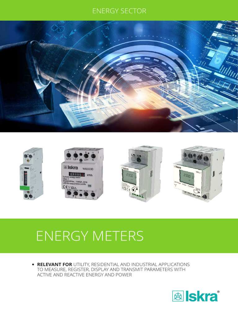 Single and Three-Phase Energy Meters | PDF | Electrical Engineering ...