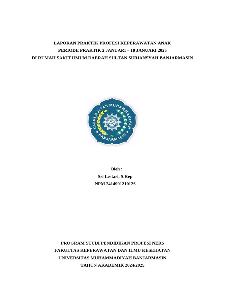 PPKA - LEMBAR PENGESAHAN | PDF