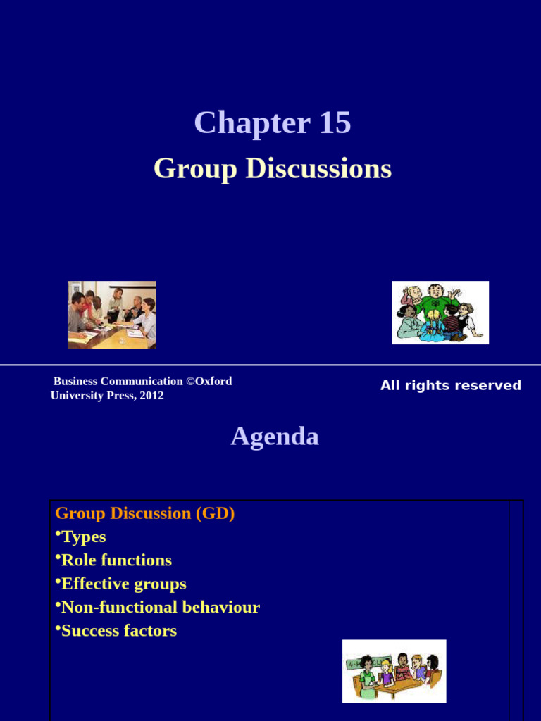 Chapter 5 Group Discussions | PDF | Communication | Leadership
