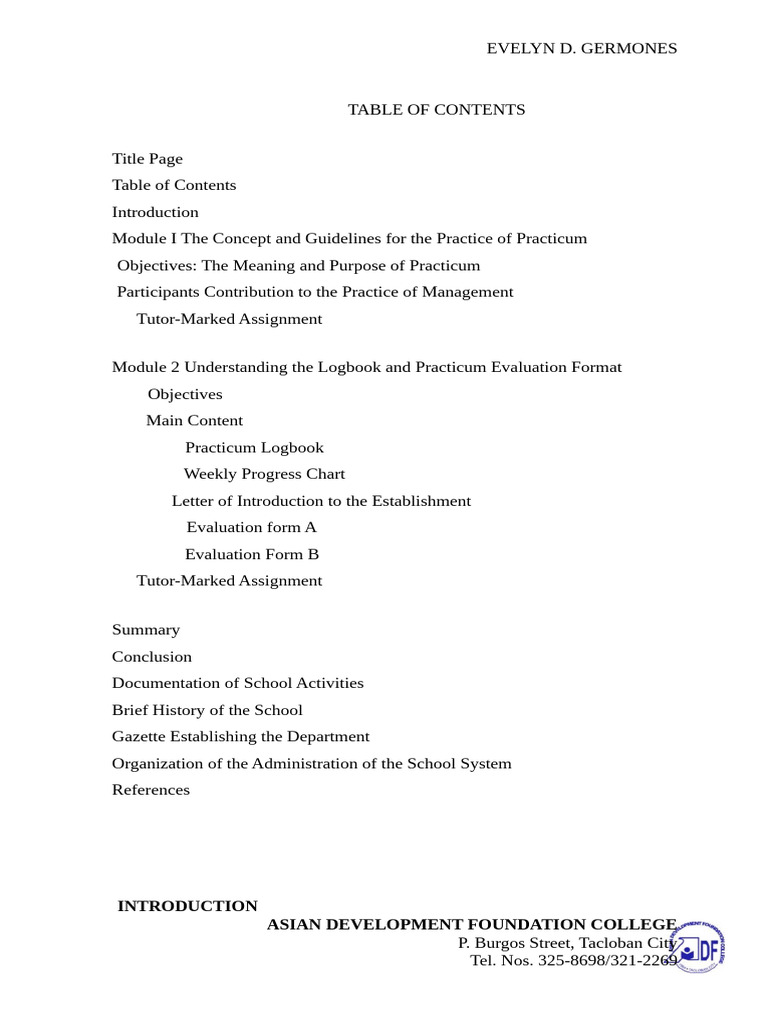 COMPRE Practicum-In-Educational-Management | PDF | Teachers | Evaluation