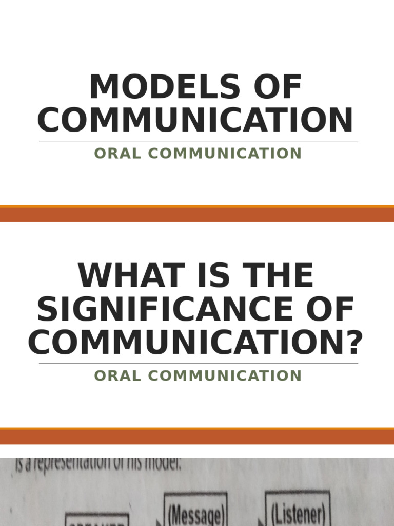 Models of Communication | PDF | Communication | Human Communication
