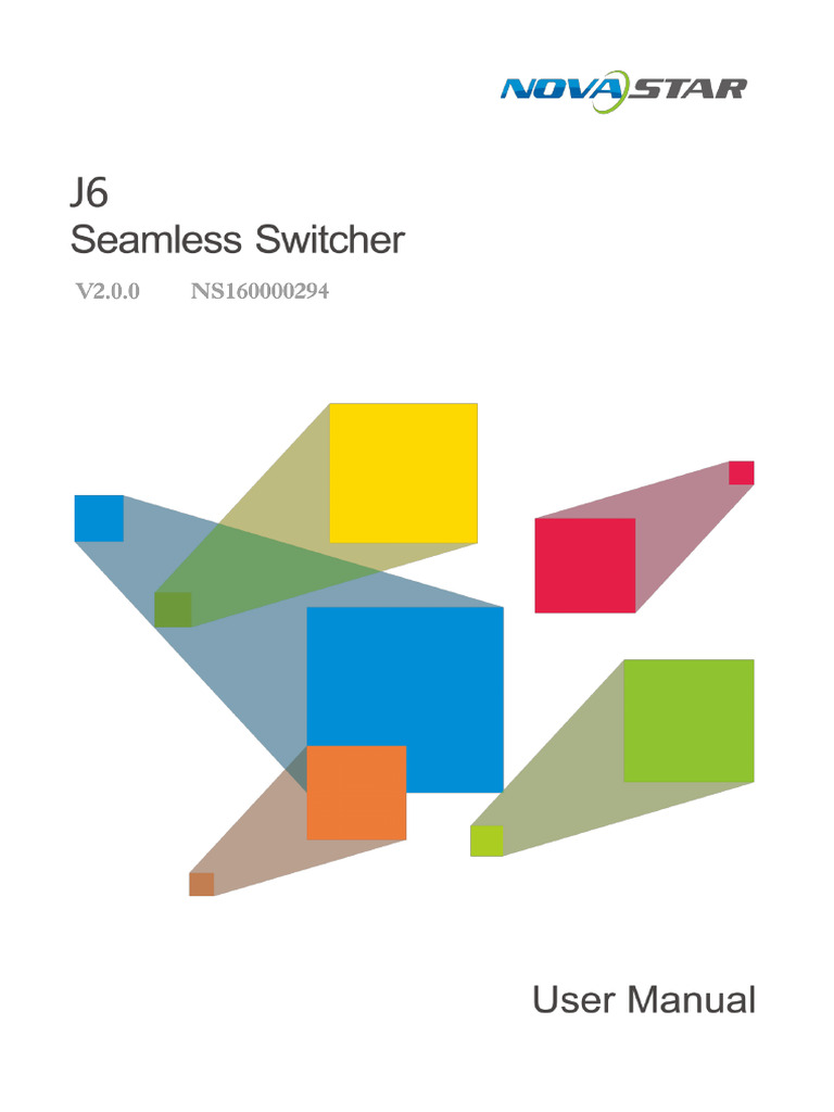J6 Seamless Switcher User Manual V2.0.0 | PDF | Hdmi | Usb