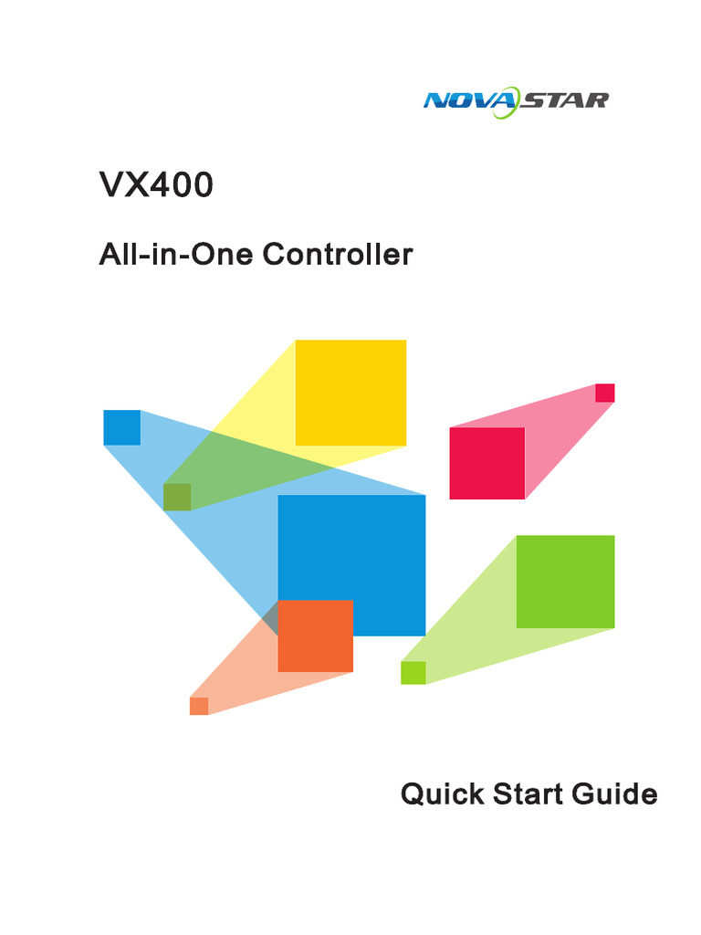 VX400快速指南EN | PDF