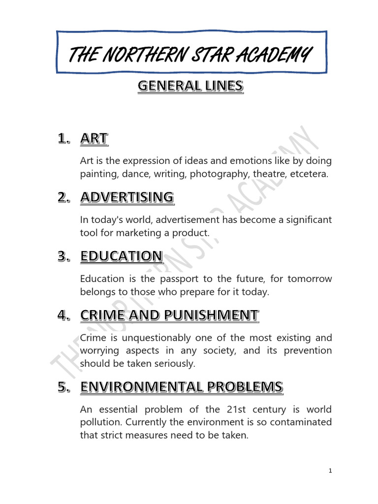 gen lines easy | PDF