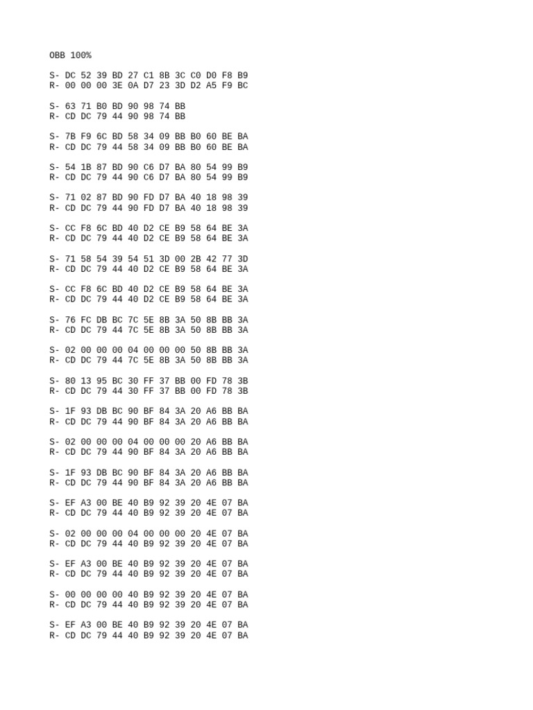Hexadecimal Data Analysis Report | PDF