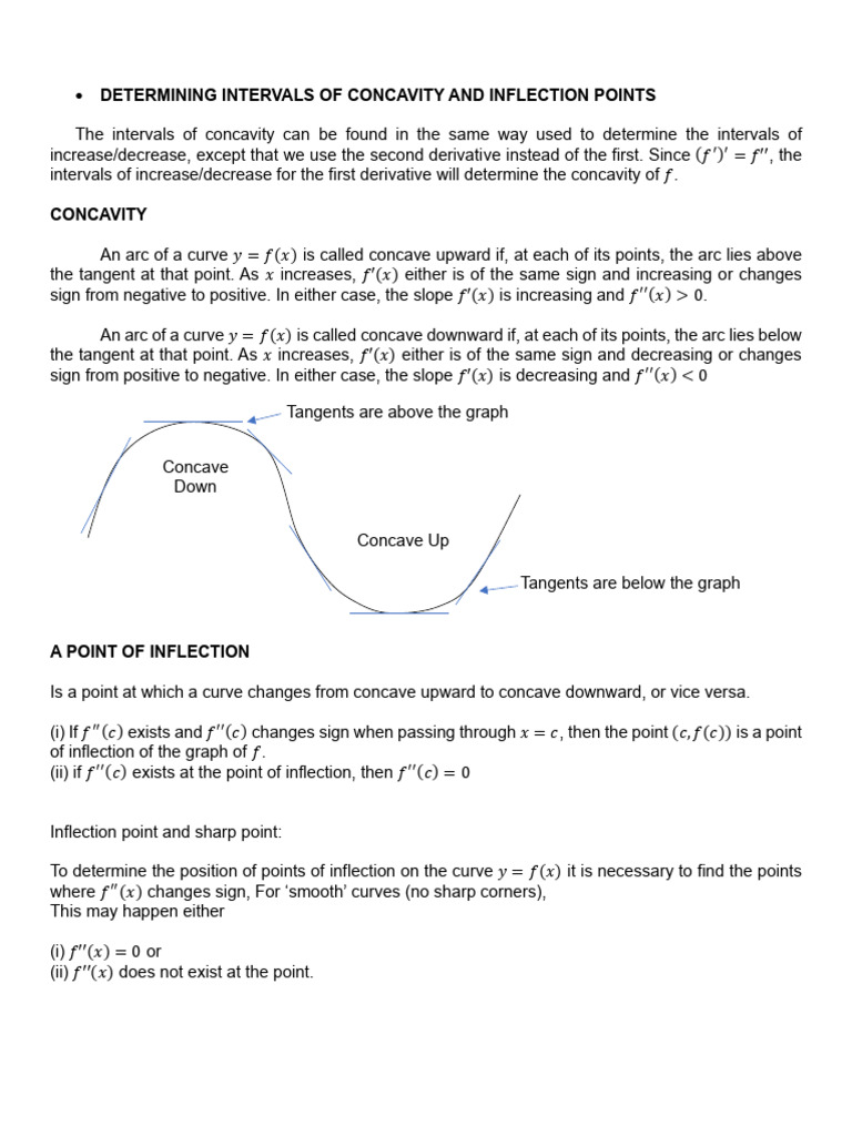 Concavity | PDF | Algebraic Geometry | Differential Calculus